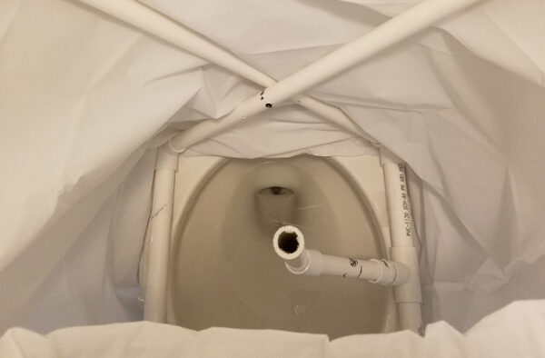 DIY Collapsible Spray Shield for Reusable Diapers & Waste Bags