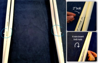 DIY Collapsible Spray Shield for Reusable Diapers & Waste Bags