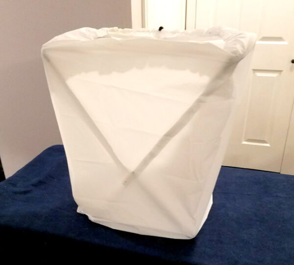 DIY Collapsible Spray Shield for Reusable Diapers & Waste Bags